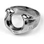 Steel Omega Ring - Stainless Steel Finger-ring