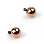 Custom Order 14k Gold Threaded Ball End