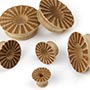 Mayan Flare Maple Radiant Sun Plugs - Wood, Double Flare