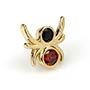14k Gold Gemmed Spider Threadless End