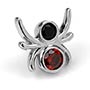 14k Gold Gemmed Spider Threadless End