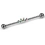 Titanium Industrial Barbell With Synthetic Gemstones