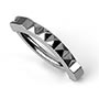 Titanium Stud Rail Clicker For Rook, Eyebrow, Labret