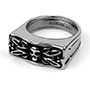 Stainless Steel 2 Piece Skull Ring With Secret Compartment