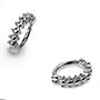 Steel Vertebra Rail Mini Clicker - Daith, Helix, Rook Spine