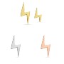 Custom Order 14k Gold Lightning Bolt Internally Threaded End