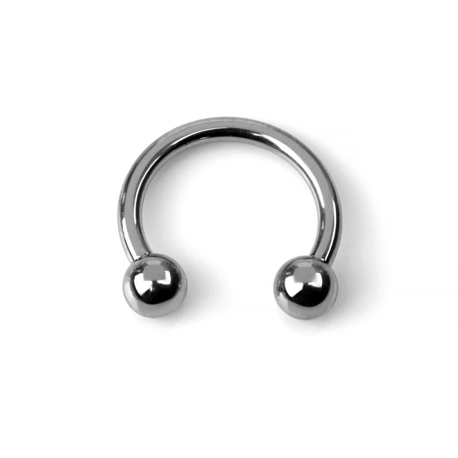 Internally Threaded Pvd Plated Titanium Circular Barbell