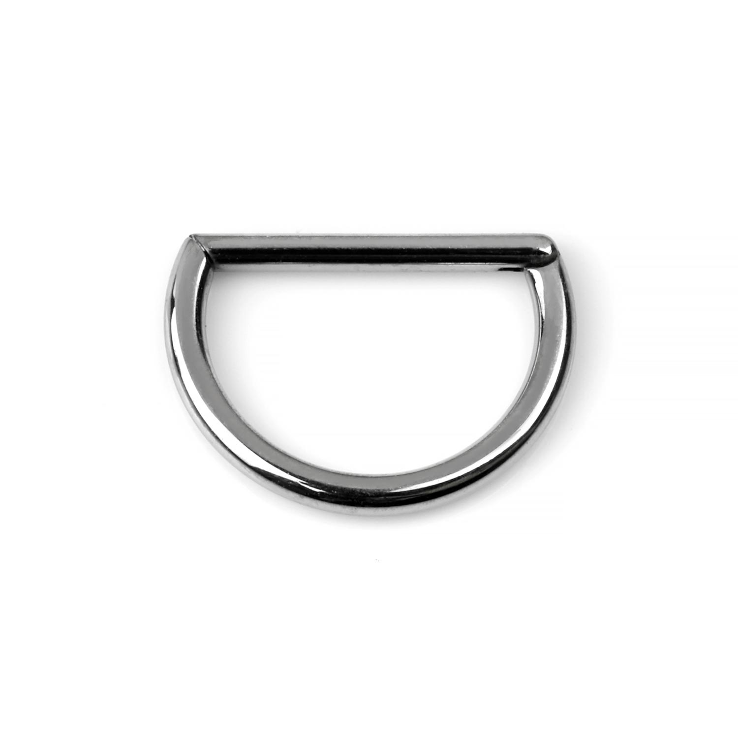 Titanium Implant Grade Steel D-ring Septum Clicker