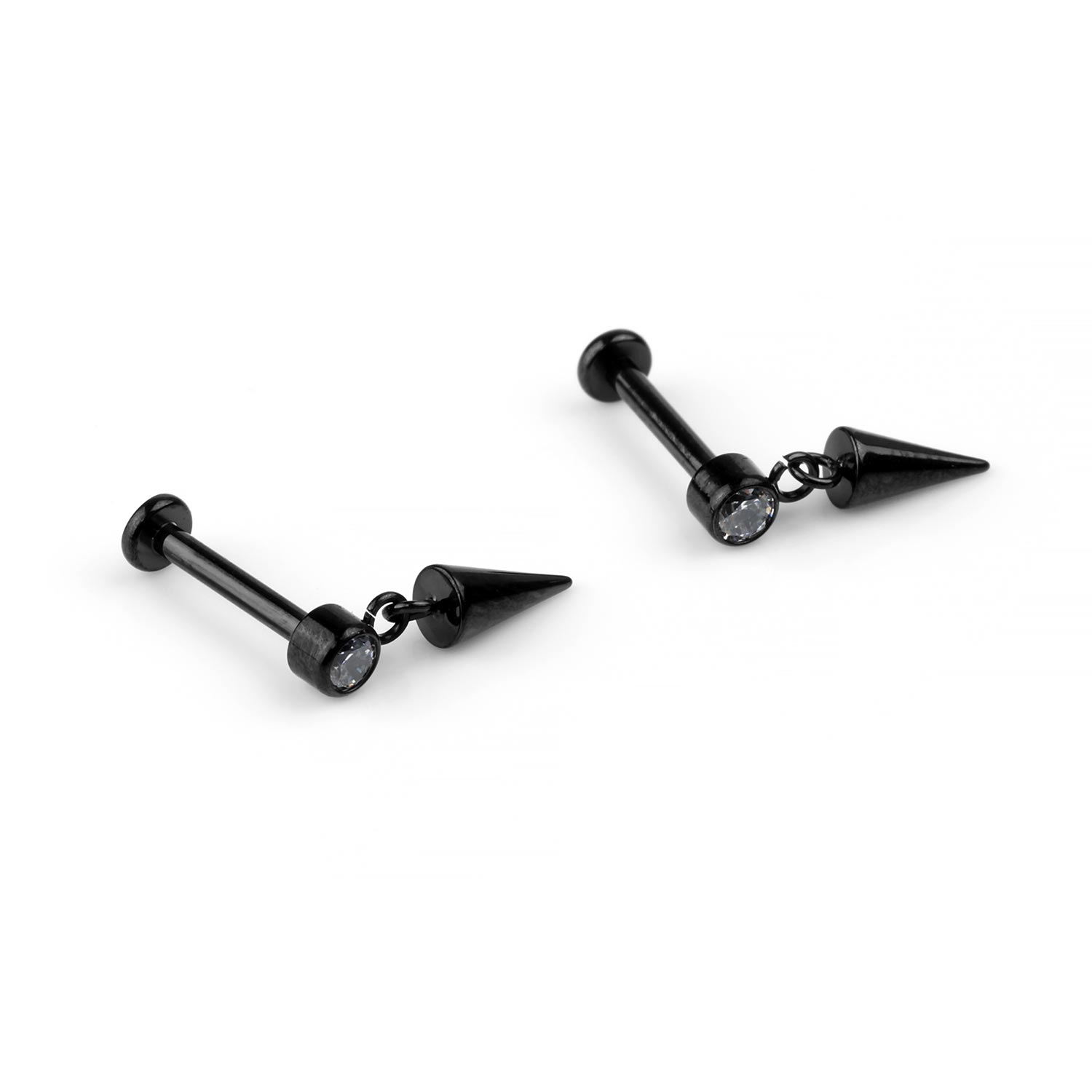 Titanium Cz Dangle Synthetic Gem Labret | Various Piercings
