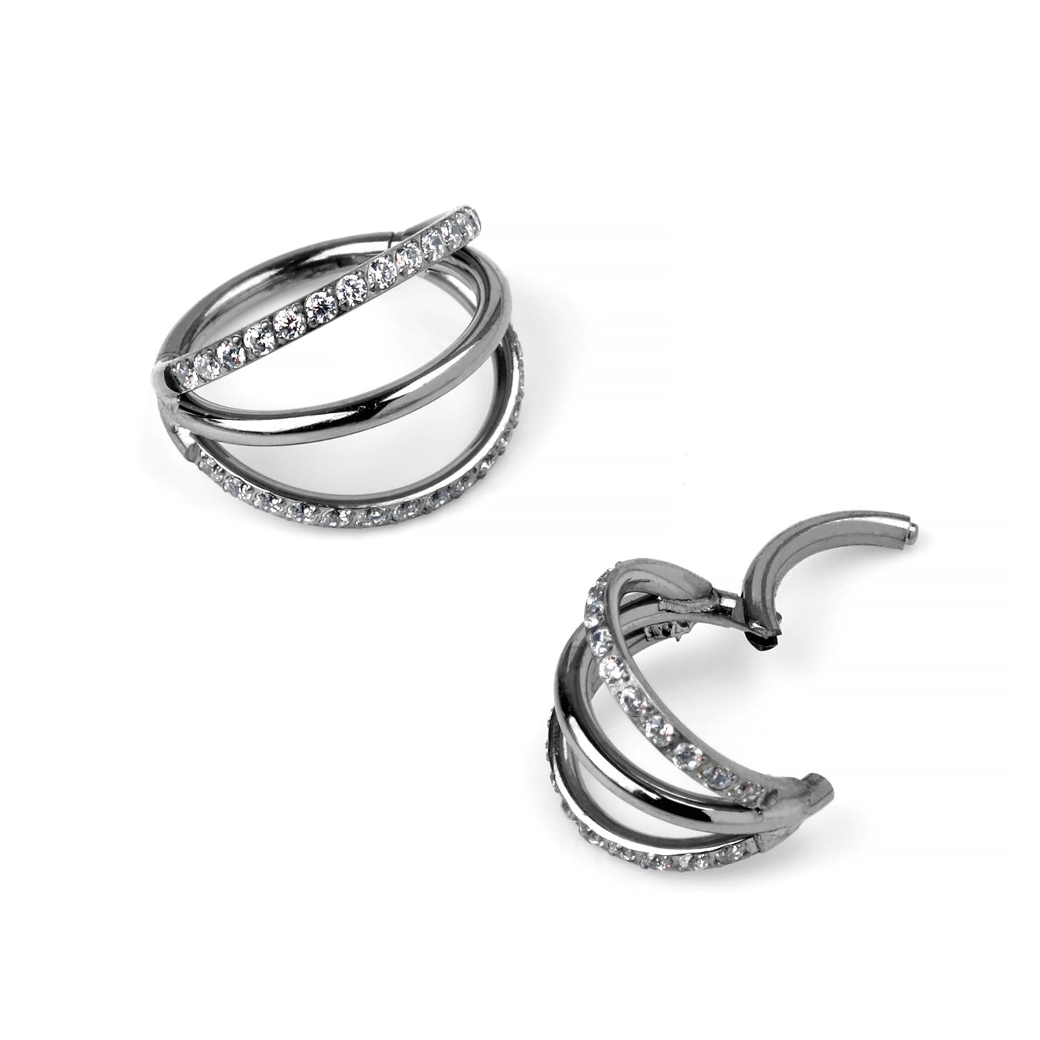 Titanium Gemmed Triple Echo Clicker