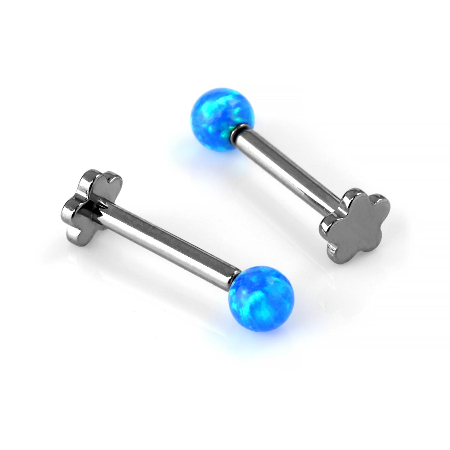 Titanium Threadless Opal Labret