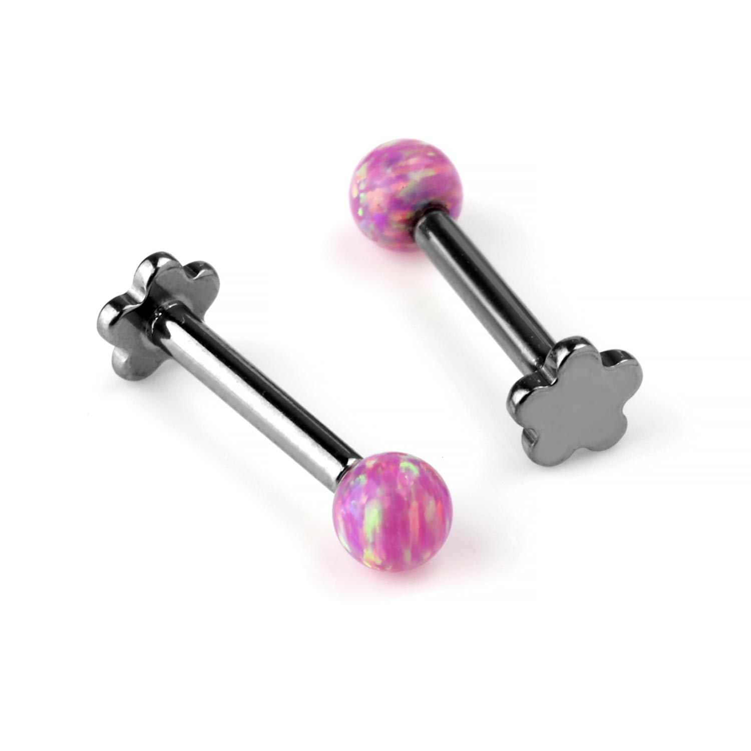 Titanium Threadless Opal Labret