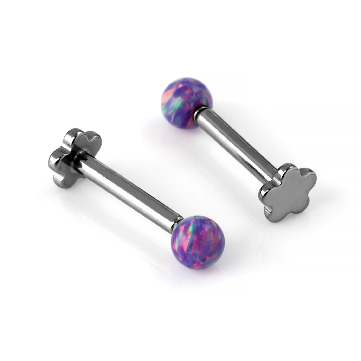 Titanium Threadless Opal Labret