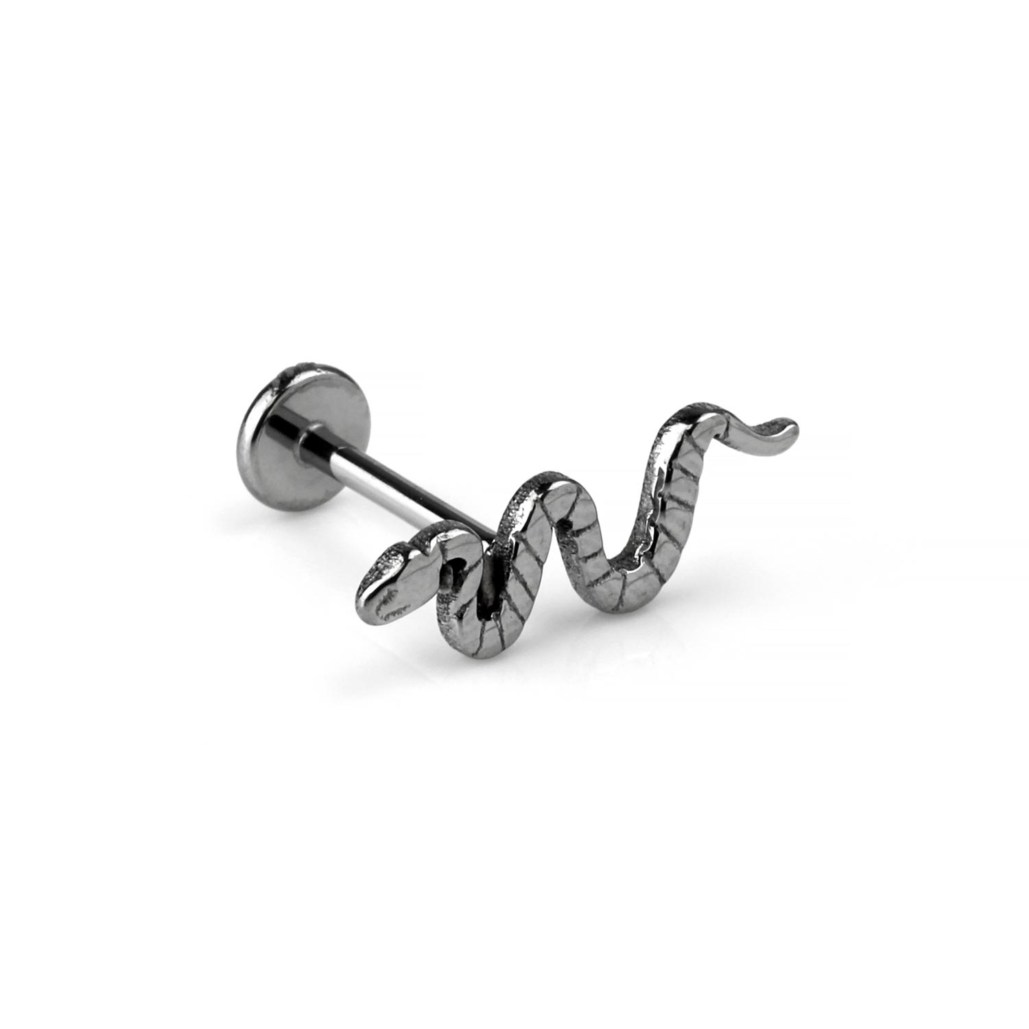 Titanium Threadless Snake Labret
