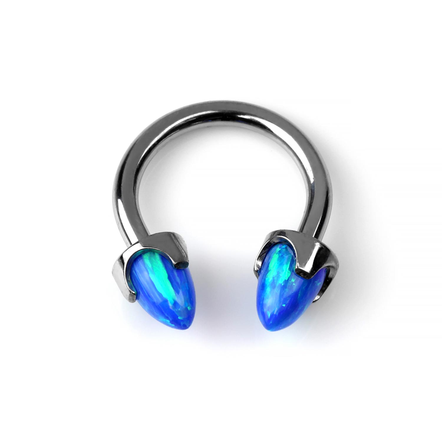 Titanium Circular Barbell With Bullet Ends