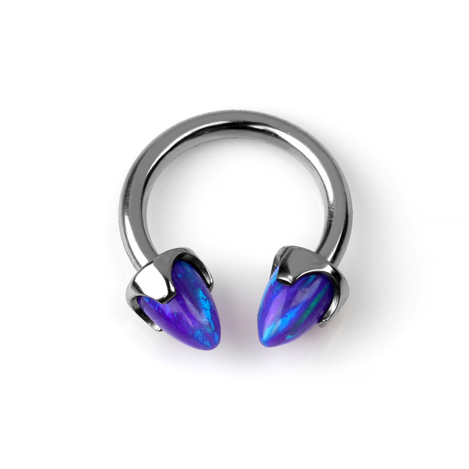 Titanium Circular Barbell With Bullet Ends