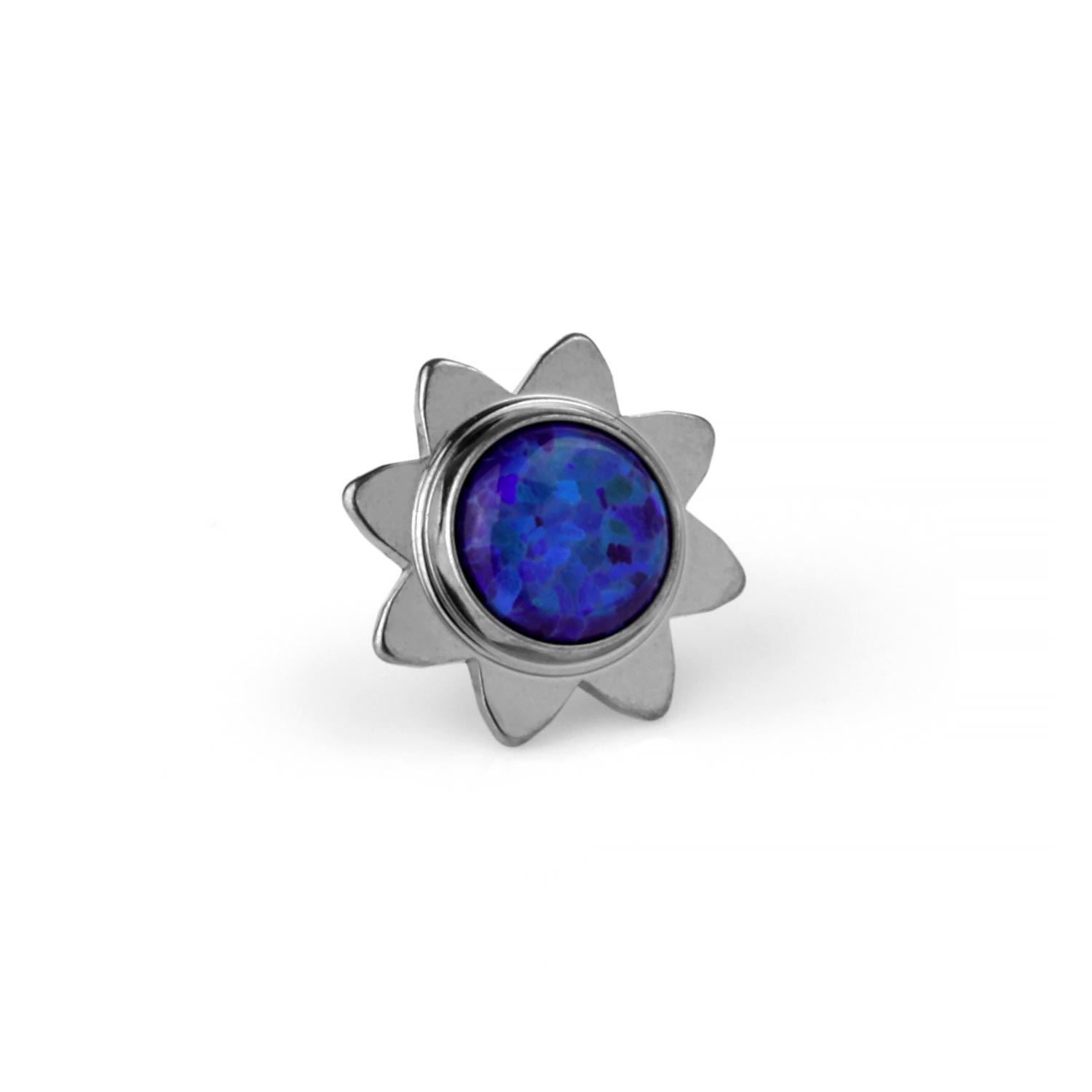 Titanium Sun Cabochon Threadless Ends Guide