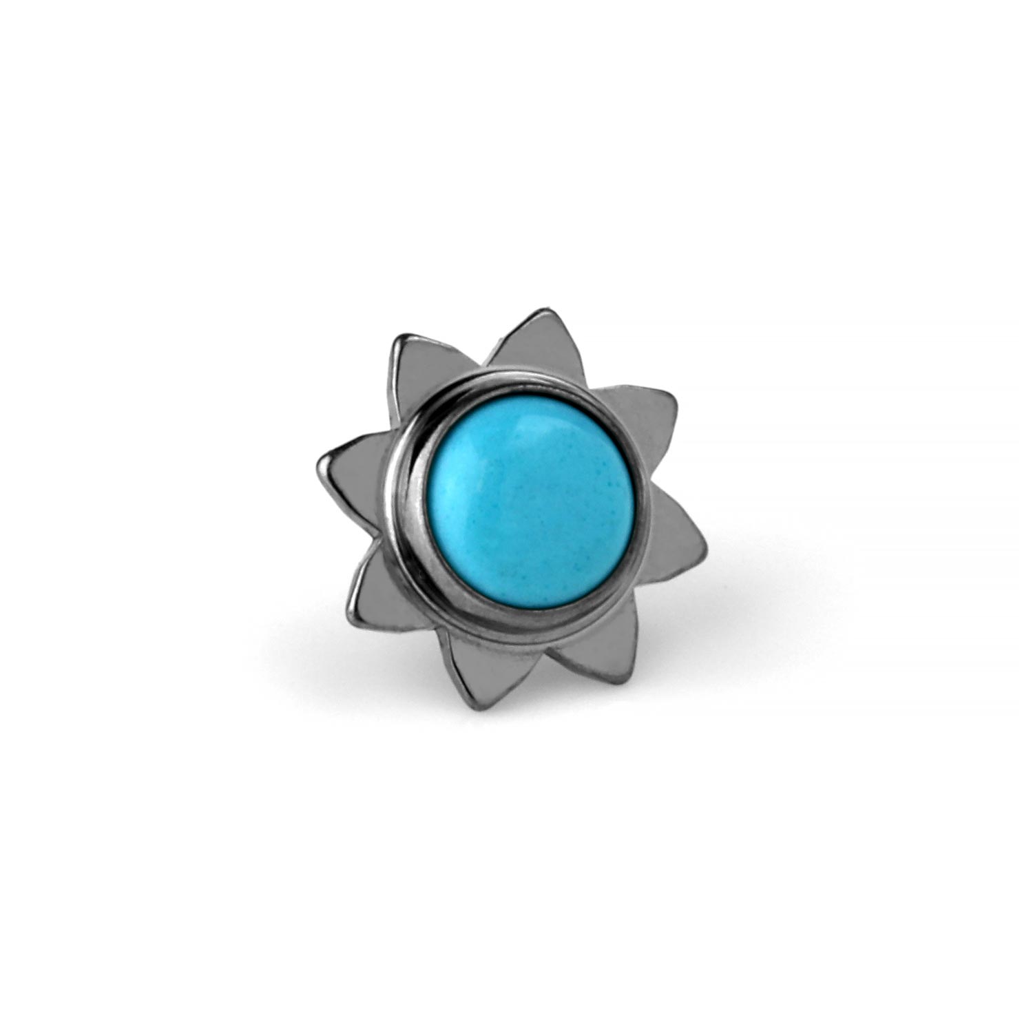 Titanium Sun Cabochon Threadless Ends Guide