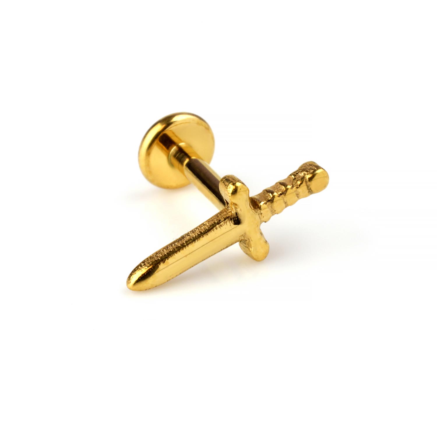 Titanium Steel Sword Labret For Helix, Lobe, Tragus Piercing