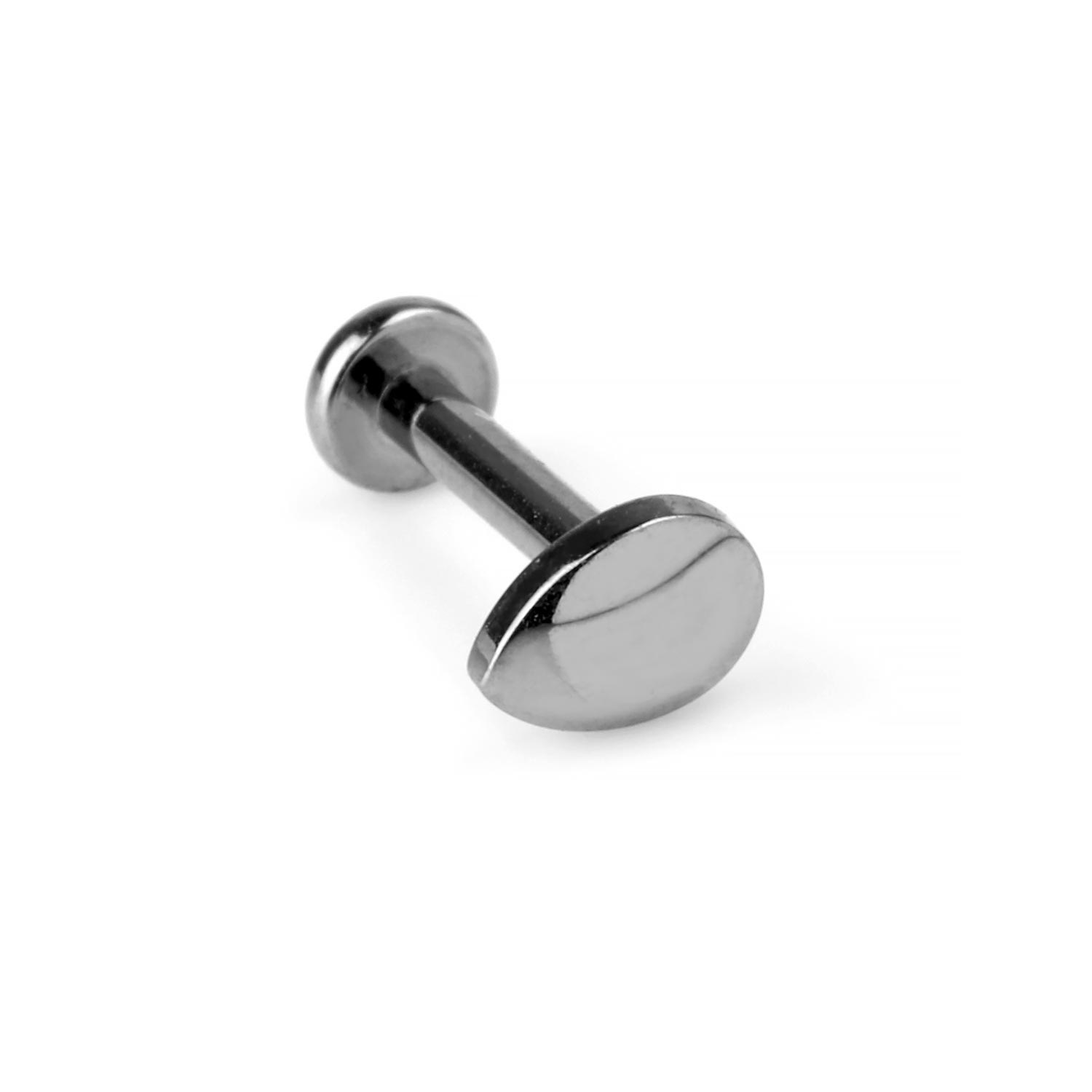 Internally Threaded Titanium Rounded Teardrop Labret