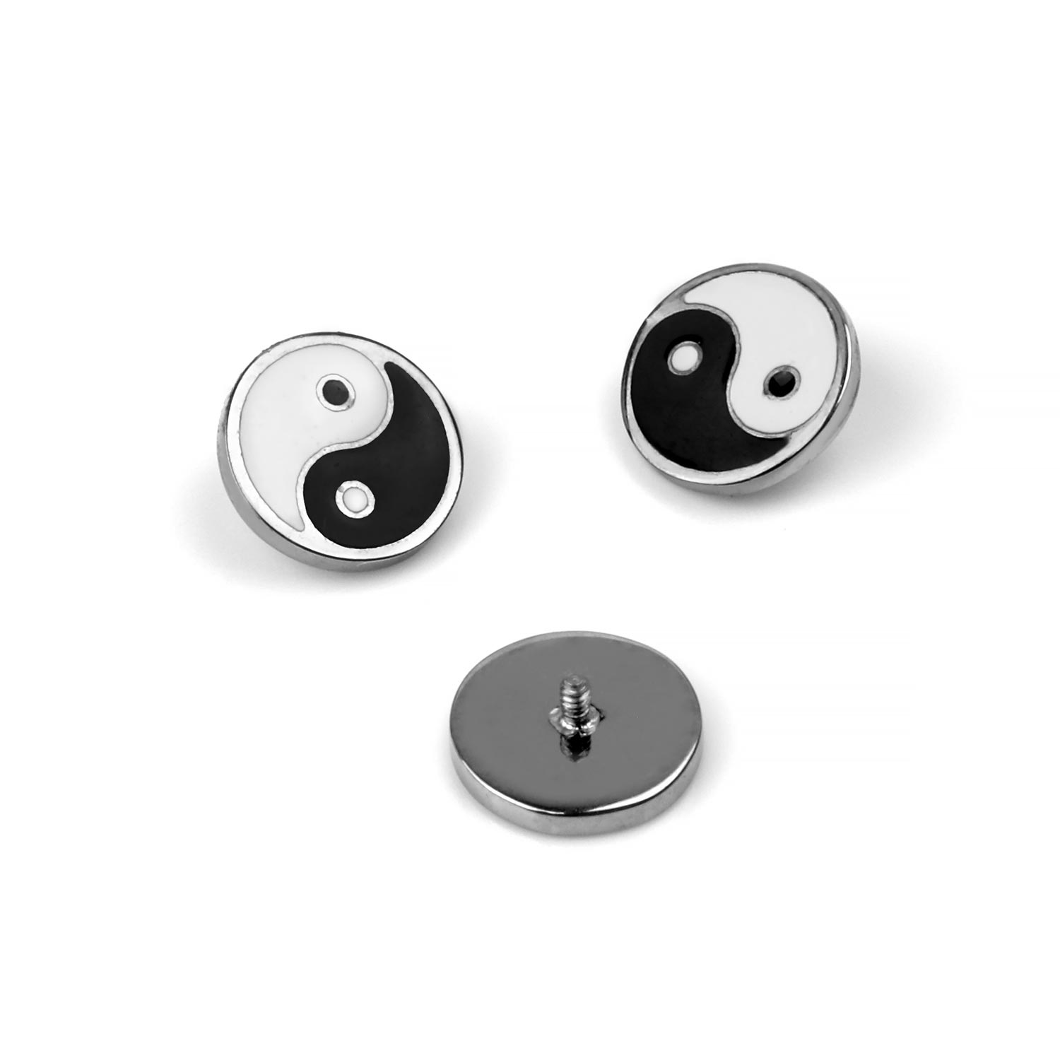 Titanium Yin Yang Internally Threaded End