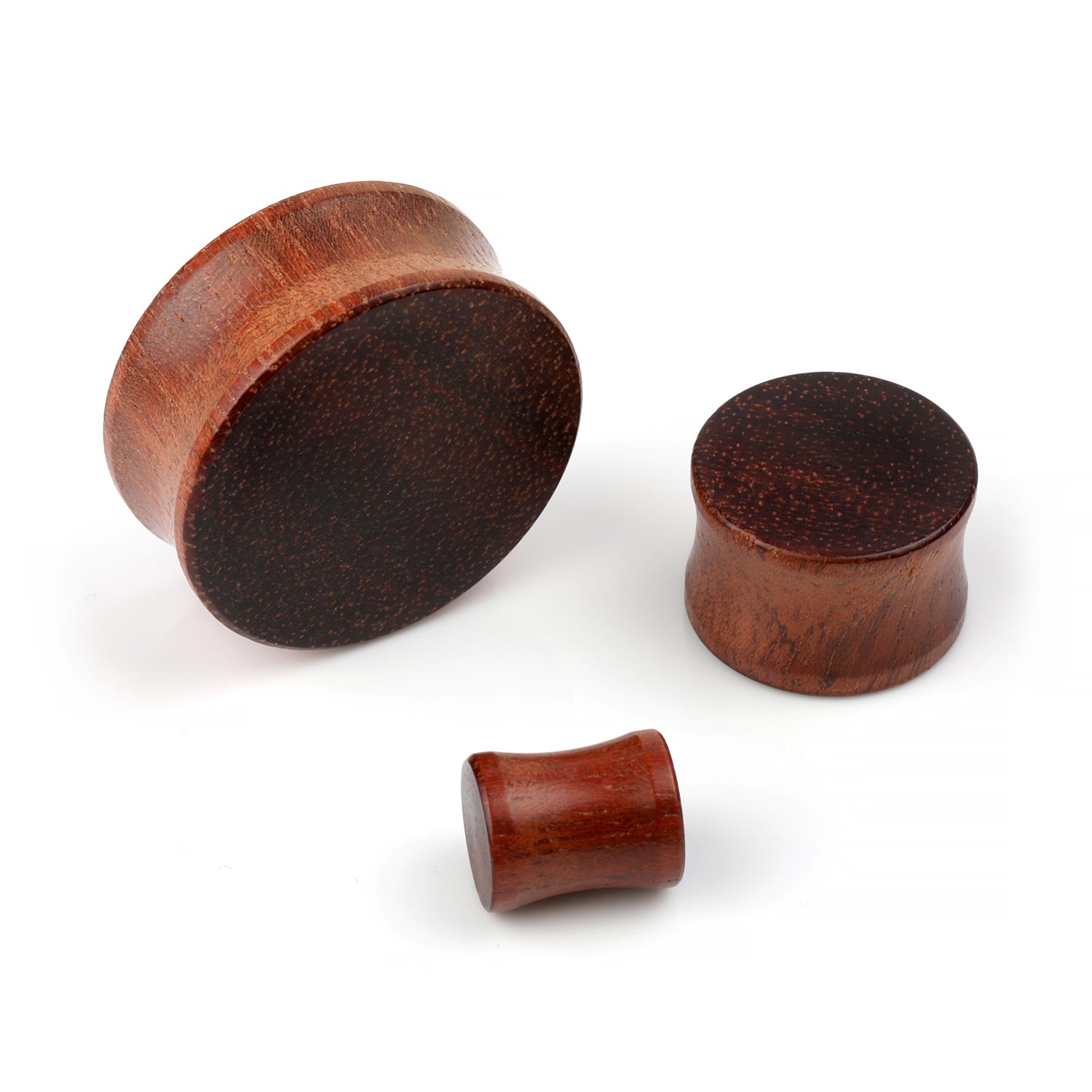 Organic Wood Double Flare Plugs For Stretched Lobes
