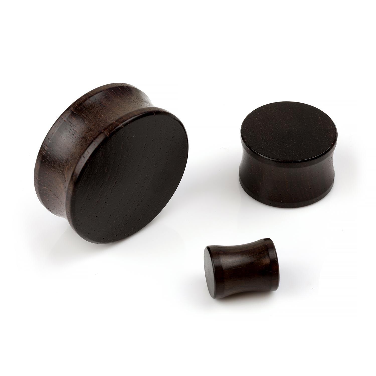 Organic Wood Double Flare Plugs For Stretched Lobes